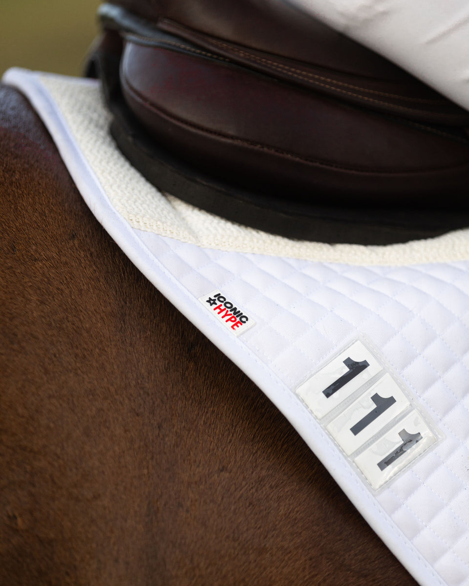 HYPE 5* Event Pad - AVAILABLE IN NAVY OR WHITE – Iconic Equestrian